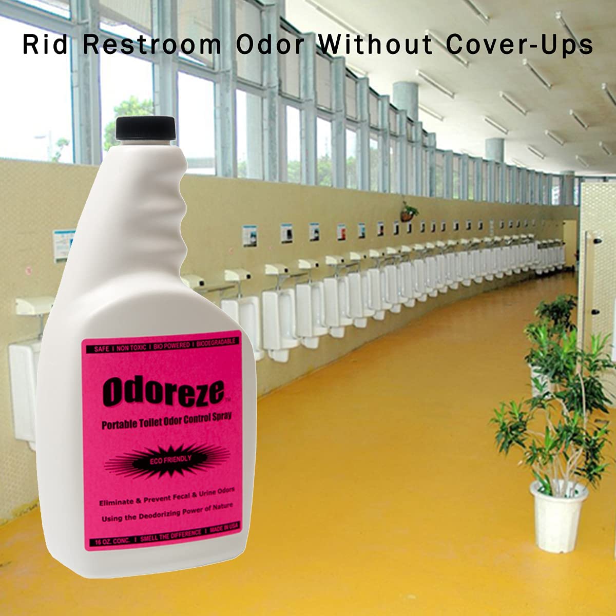 Odoreze® Natural Portable Toilet Smell Deodorizer & Cleaner Concentrate ...